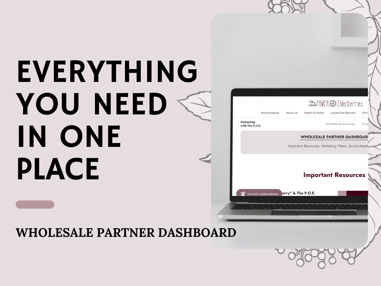Wholesale Partner Dashboard